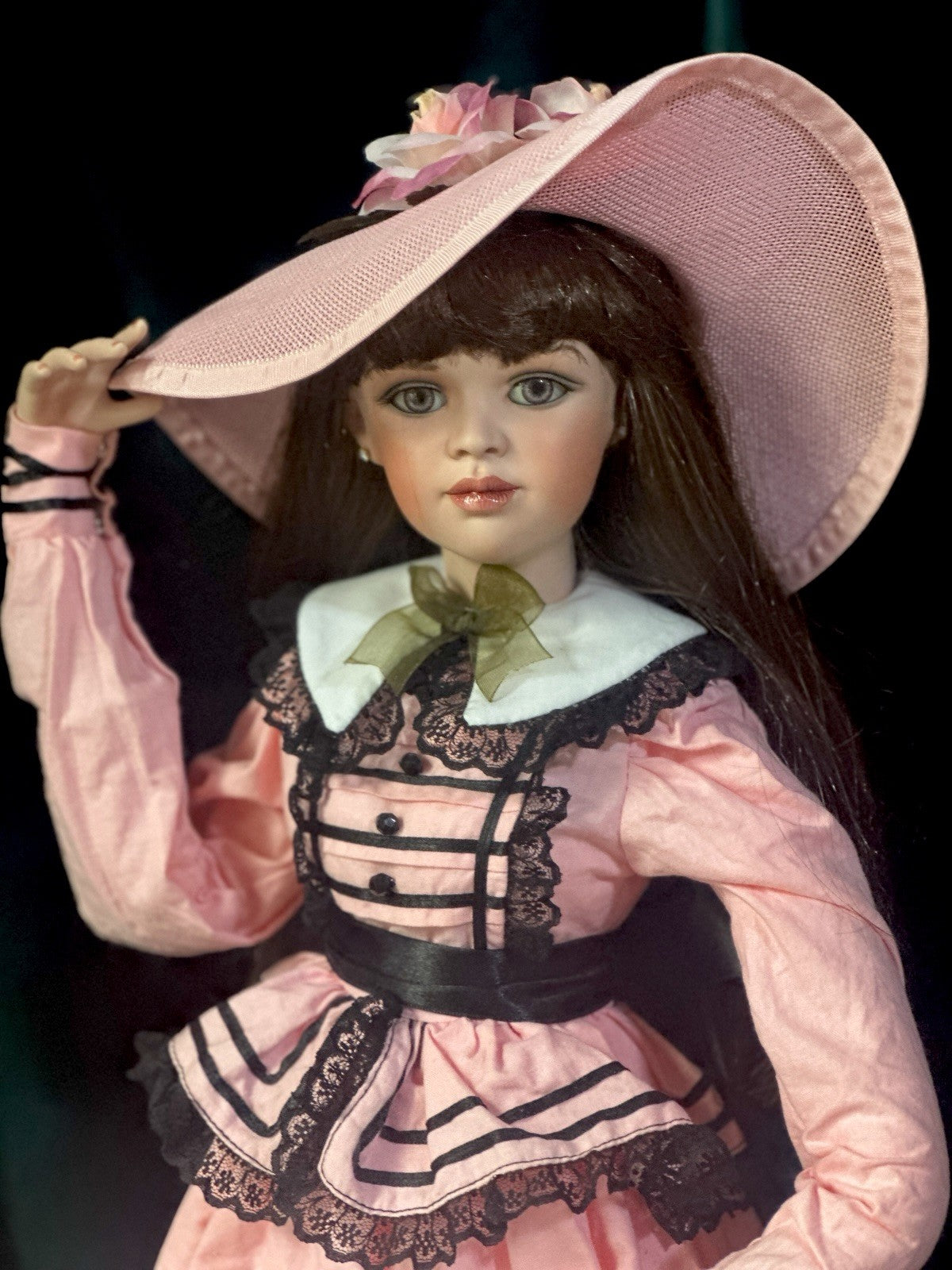 Jan Mclean 1999 22" Porcelain Doll “Jessica” With Tag For Exclusively ...