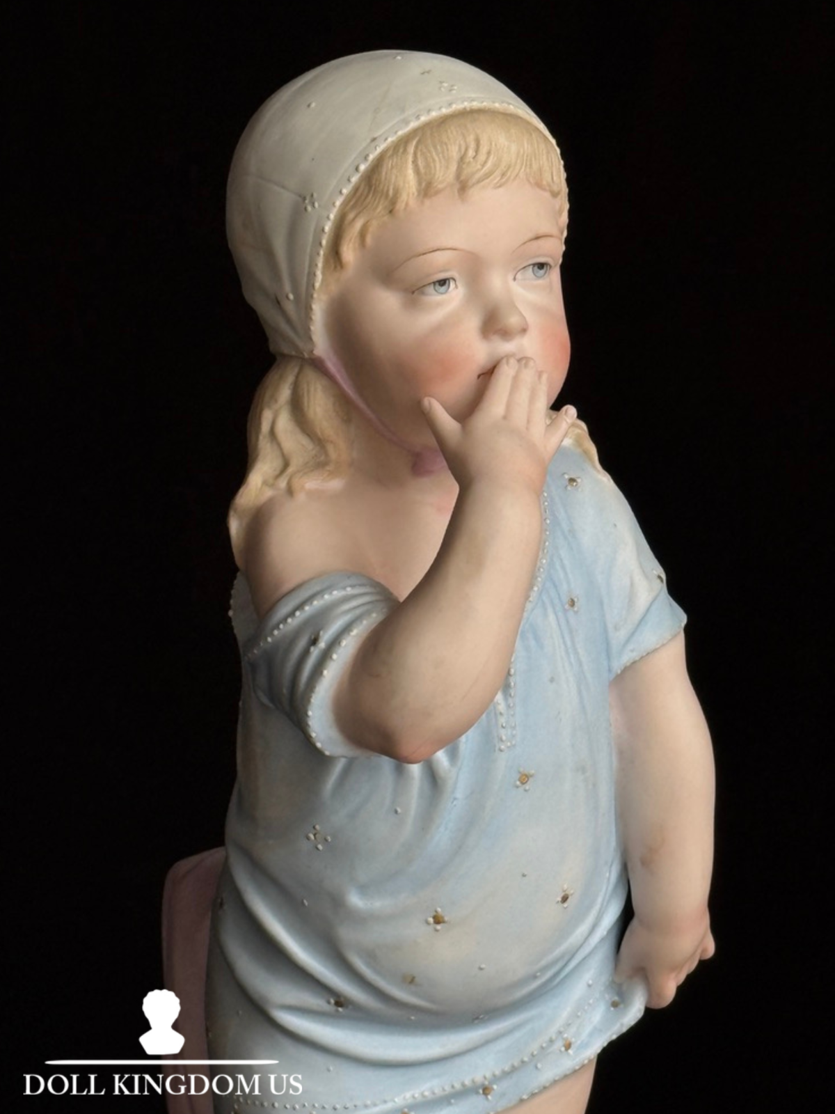 Large Antique German 13.75” Gebruder Heubach Figurine of Character Dol ...