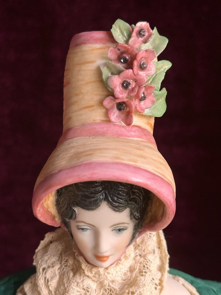 Original 13.5" Vintage 1968 Niada Artist Rene Harrison Porcelain Victo ...
