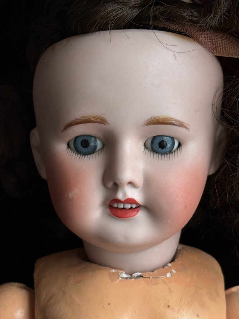 Antique French 19” SFBJ 60 Bisque Head Doll – Doll Kingdom Us