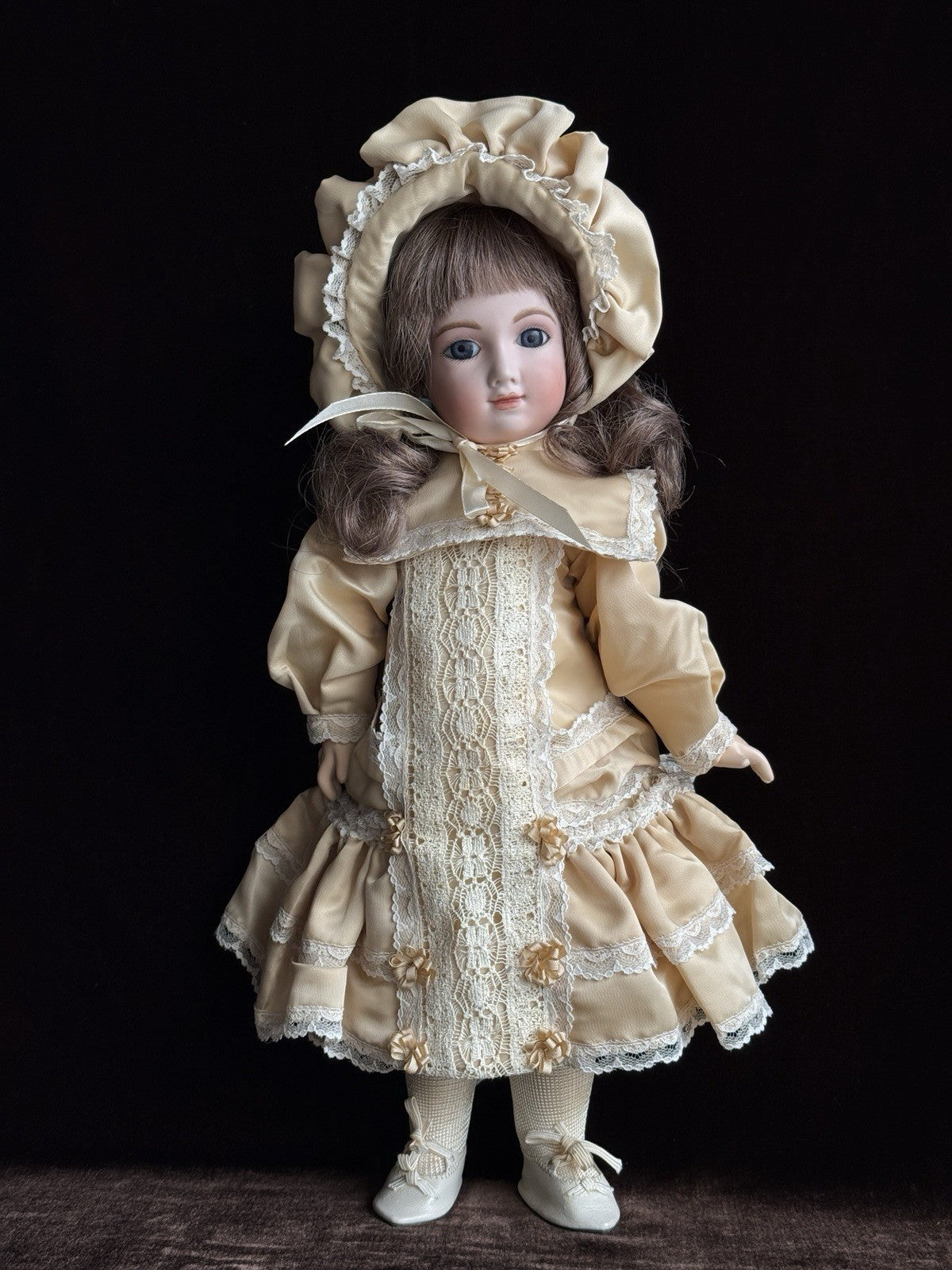 Vintage Lynda & Alan Marx Porcelain 15” Repro of Antique French Thuill ...