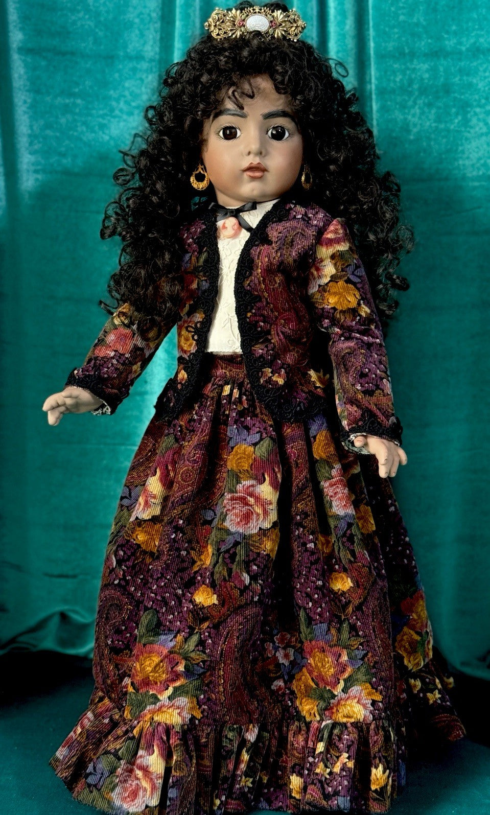 Vintage All Porcelain Reproduction of Antique French Bru Jne 23” Doll ...
